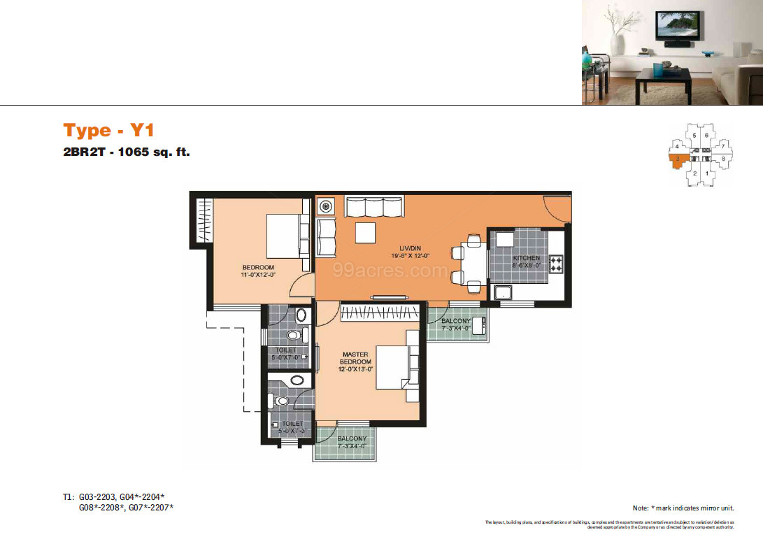 Unitech Group Unitech Unihomes Superb Floor Plan - Unitech Unihomes ...