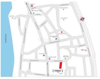 Omkar Realtors Omkar Vayu Map - Mahim (West), Mumbai South West ...