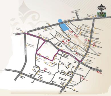 United Developers United Projects Dreamcity Map - Khb Layout, Bangalore ...