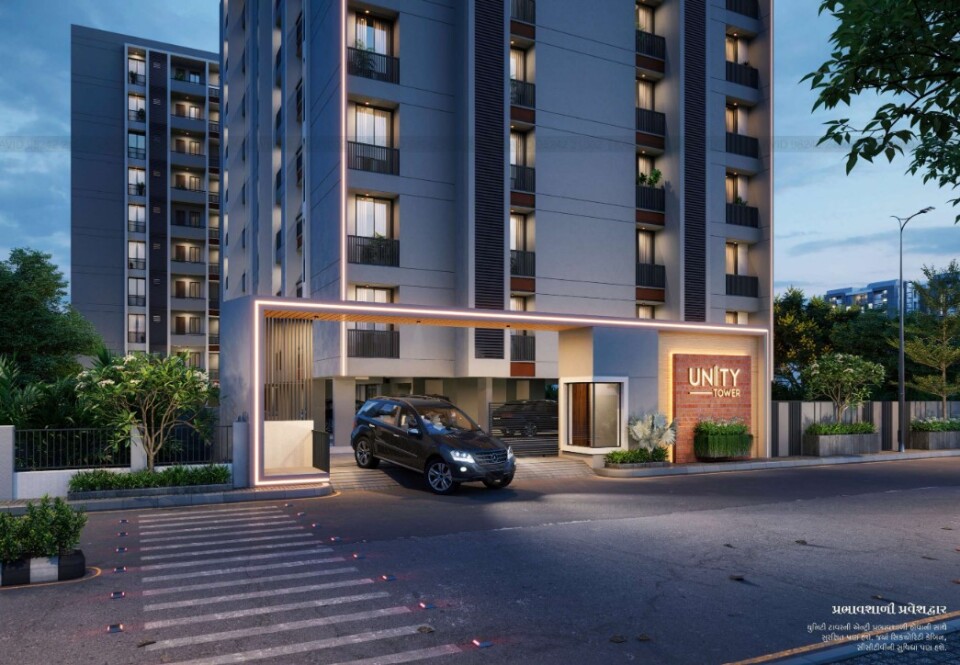Unity Tower University Road, Rajkot | Price List & Brochure, Floor Plan ...