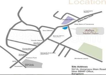 Aditya Constructions Bangalore Aditya Mother Palace Map - Horamavu ...