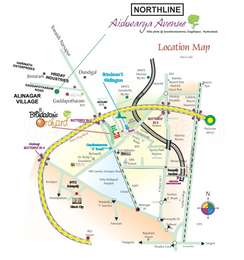 Mokshaa Developers Northline Aishwarya Avenue Map - Gandimaisamma ...