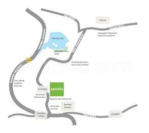 Antarkar and Joshi Promoters AJK Aranya Map - Aamchi Colony, Bhusari ...