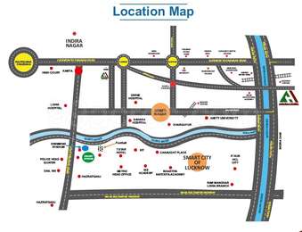 Amairaa Homes India Amairaa Residency Map - Kisan Path, Lucknow ...