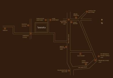 Visvas Promoters Visvas Amruta Map - Ponmeni, Madurai Location Map