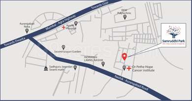 Anandraj Infrastructure LLP Anandraj Samruddhi Park Map - Panchavati ...