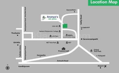 Ananya Group Ananyas AA Garden Map - Saravanampatti , Coimbatore ...