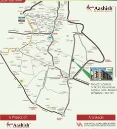 Aashish Developer and Builders Ashish Green B Block Map - Varthur ...