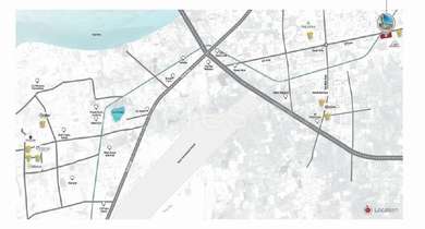 Avadh Group Avadh Kontina Map - Vesu, Surat Location Map