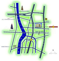 Binayak Enclave Map - Sinthee, Kolkata North Location Map