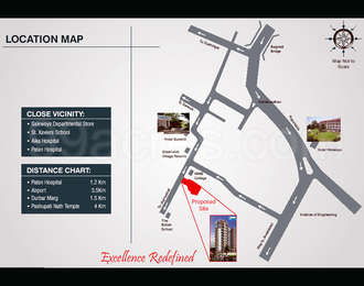 Cityview Apartments Map - Sector-35 Noida Location Map