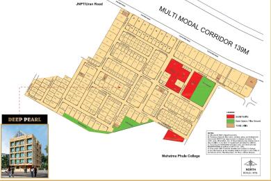 Sambhav Group Builders Deep Pearl Map - Karanjade, Navi Mumbai Location Map