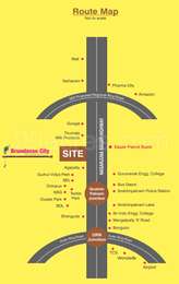 Prakash Group Hyderabad Prakash Brundavan City Map - Ibrahimpatnam ...