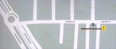 Dwarkesh Apartment Map - Maruti Nagar, Rajkot Location Map
