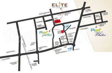 Elite Homes Builders Elite Homes Map - ITPL, Bangalore Location Map