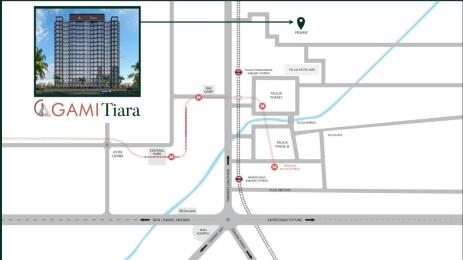Gami Group Builders Gami Tiara Map - Taloja, Navi Mumbai Location Map