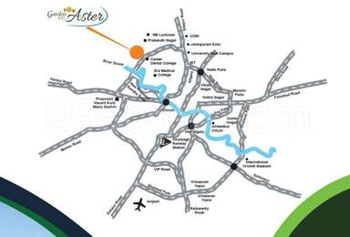 Shalimar Corp Shalimar Garden Bay Aster Map - IIM Road, Lucknow ...