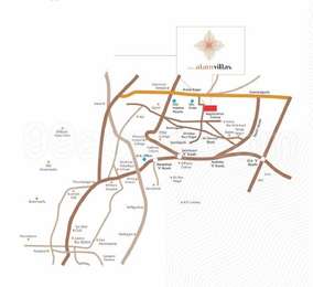 GK Developers Secunderabad GKs Alam Villas Map - Yapral, Secunderabad ...
