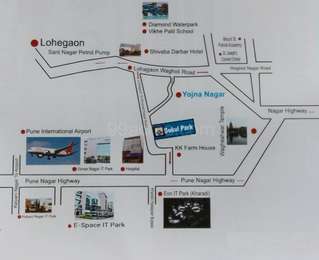 CVK Group Gokul Park Lohegaon Map - Lohegaon, Pune Location Map