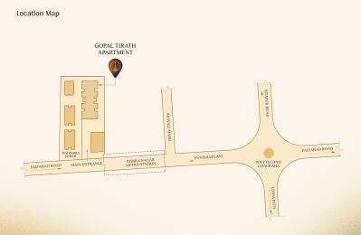 Triath Developers Gopal Tirath Apartments Map - Indira Nagar, Lucknow ...