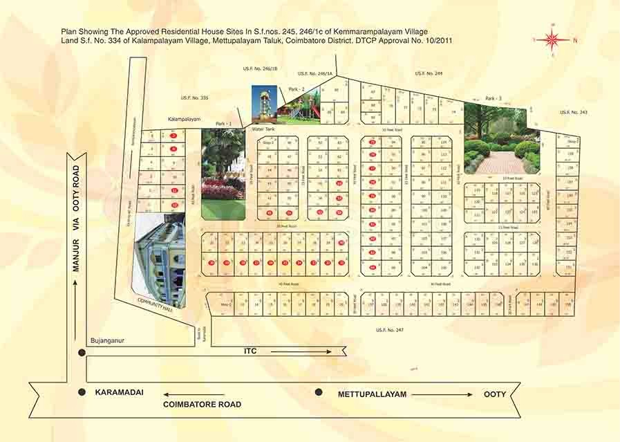 Government Employees Colony Coimbatore, Karamadai Resale Price List ...