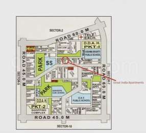 CGHS Group Delhi CGHS Great India Apartments Map - Sector-6 Dwarka, Delhi Dwarka Location Map