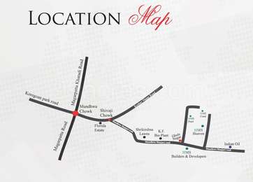 HMS Builders HMS Coral Map - Manjari Budruk, Pune Location Map