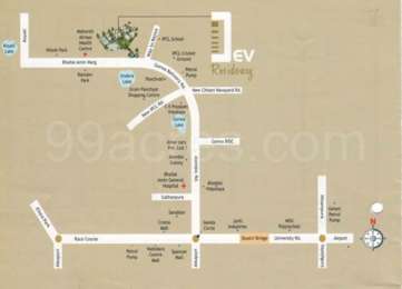 Kalp Associates Kalp Dev Residency Map - Undera, Vadodara Location Map