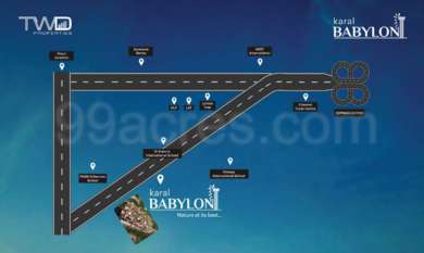 TWD Properties TWD Karal Babylon Map - Porur, Chennai West Location Map