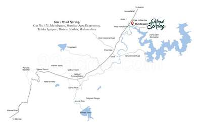 Kedar Associates Nasik Kedar Wind Spring Map - Igatpuri, Nasik Location Map