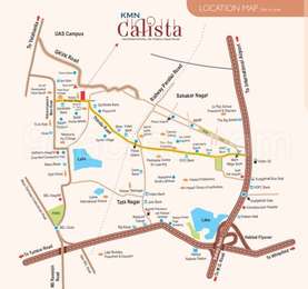 KMN Ventures KMN Calista Map - Vidyaranyapura, Bangalore Location Map