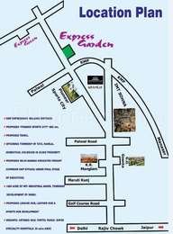 KMP Express Garden Map - Sohna Road, Gurgaon Location Map