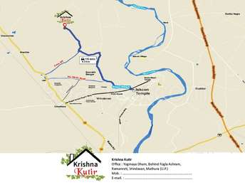 Krishna Kutir Map - Parikrama Marg, Vrindavan Location Map