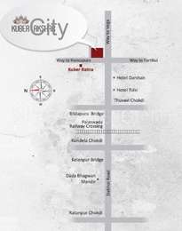Kuber Group Vadodara Kuber Akshar City Map - Dabhoi, Vadodara Location Map