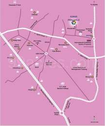 Kumar Properties Kumar Princeville Map - Moshi, Pune Location Map