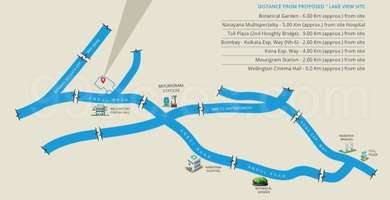 Lake View Housing Cooperative Map - Ichapur, Howrah Location Map