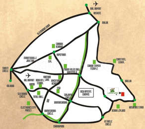 Lalit Asia Dwellings Lalit Landscape Map - Chikka Tirupathi, Kolar ...