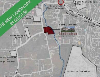 Madhuban Map - Matigara, Siliguri Location Map