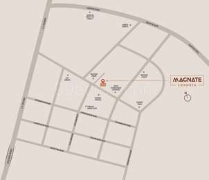 Motherland Infracon LLP Magnate Luxuria Map - Gota, Ahmedabad North ...