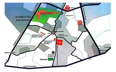 Majestic City Builder Majestic City Map - Bijnor, Lucknow Location Map