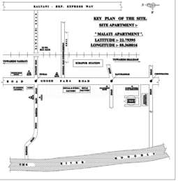 Malathi Apartment Map - Ichapore, Kolkata North Location Map