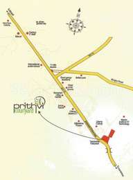 Sahib Developers Sahib Prithvi Courtyard Map - Samardha, Bhopal ...