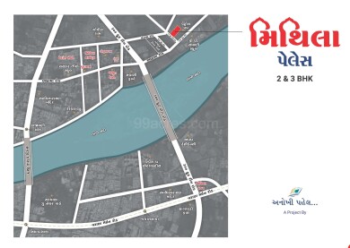 Mithila Palace Map - Mota Varachha, Surat Location Map