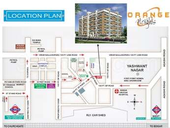 Mira Dharti Realty Mira Dharti Orange Heights Map - Morya Nagar ...