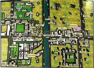 Pashupati Infrahousing Pashupati Lake City Map - Lolai, Lucknow ...