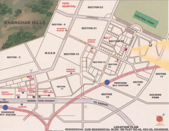 Payal Heritage Map - Sector 20 Kharghar, Navi Mumbai Location Map