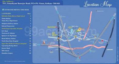 Plezers Habitat Map - Belgharia, Kolkata North Location Map