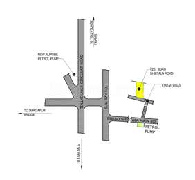 Pravesh Projects Pravesh Majestic Residency Map - New Alipore, Kolkata ...