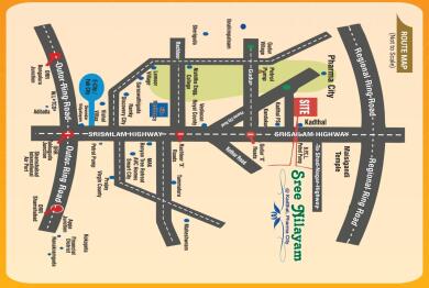 Nature Lands and Radon Infra Developers Inwest Sree Nilayam Map ...