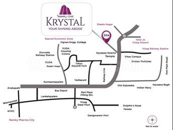 Ramky Estates and Farms Hyderabad Ramky One Krystal Map - Sheela Nagar ...